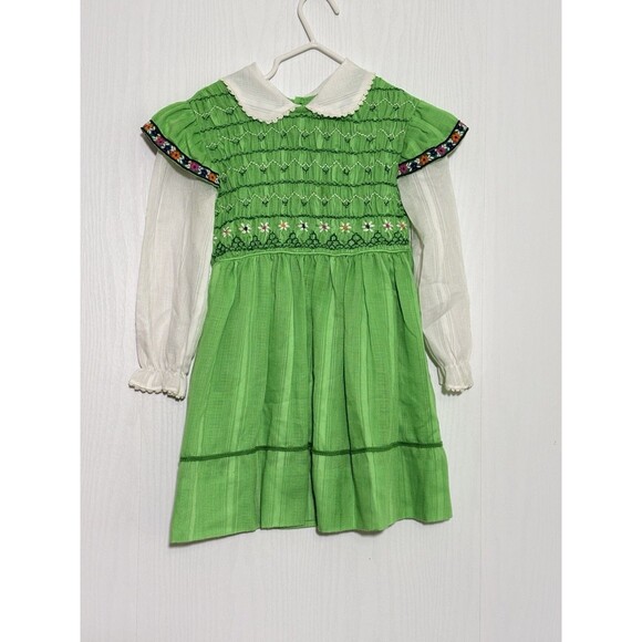 Polly Flinders | Dresses | Polly Flinders Hand Smocked Dress Girls 5 ...